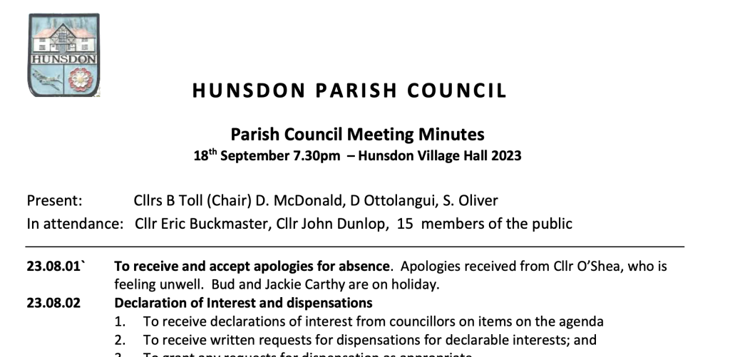 Hunsdon Village Web – your online resource for the community