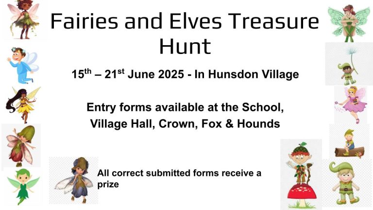 Fairies and Elves Treasure Hunt – Hunsdon Village Web